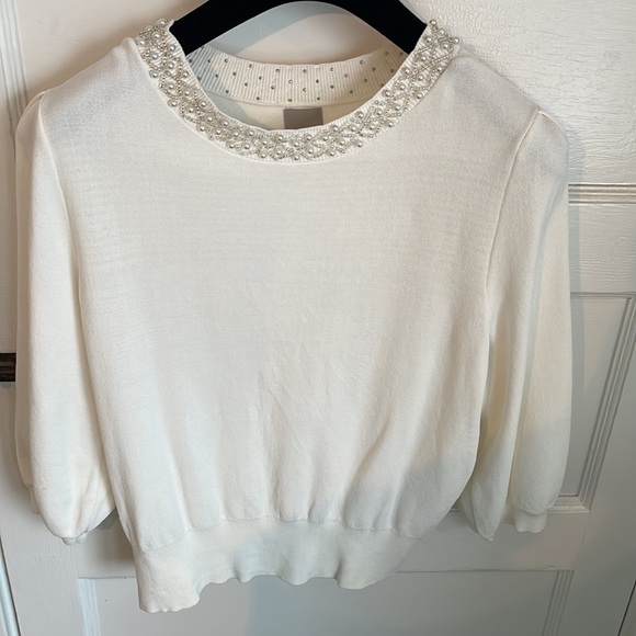 H&M | Tops | Hm White Top | Poshmark